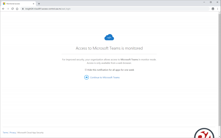 Extending Conditional Access To Microsoft Cloud App Security Using Conditional Access App