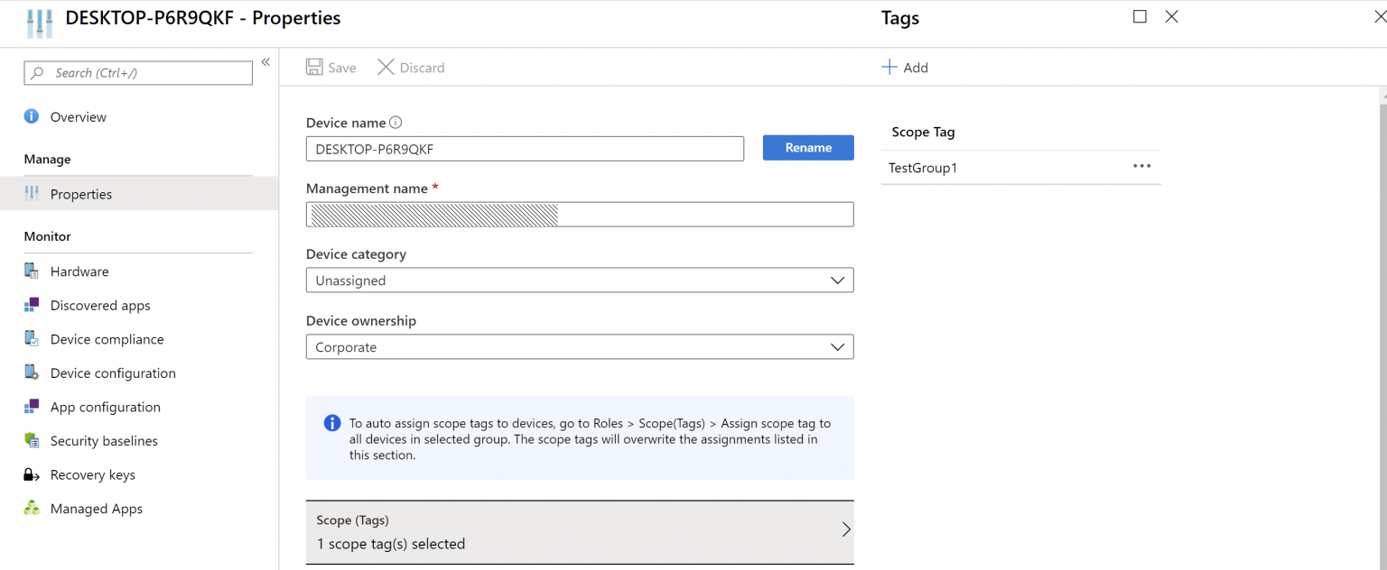 Implementing RBAC and Scoping in Microsoft Intune - Modern Workplace Blog