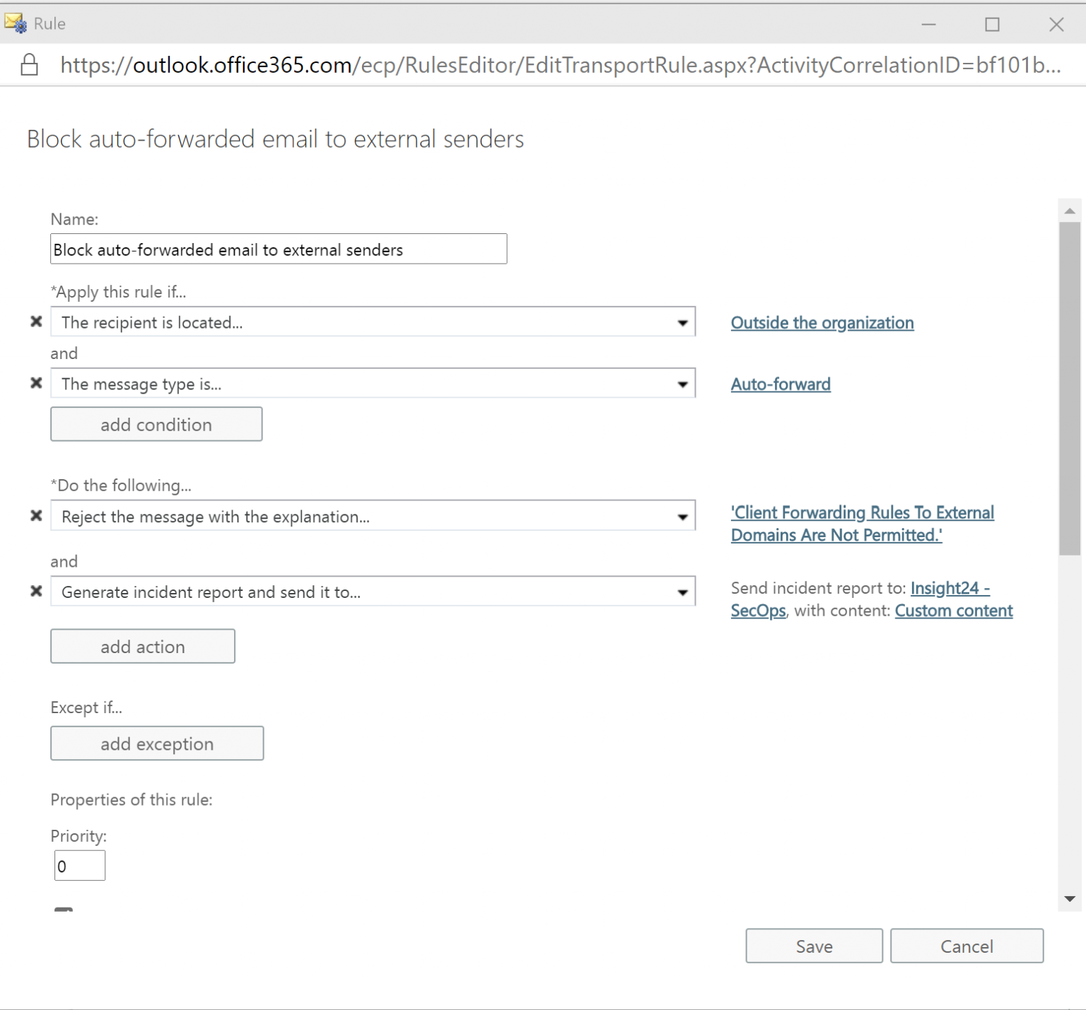 Stopping automatic email forwarding in your Exchange Online environment ...