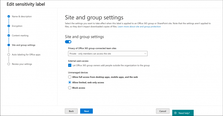 Limit Access To Outlook Web Access Sharepoint Online And Onedrive 7132