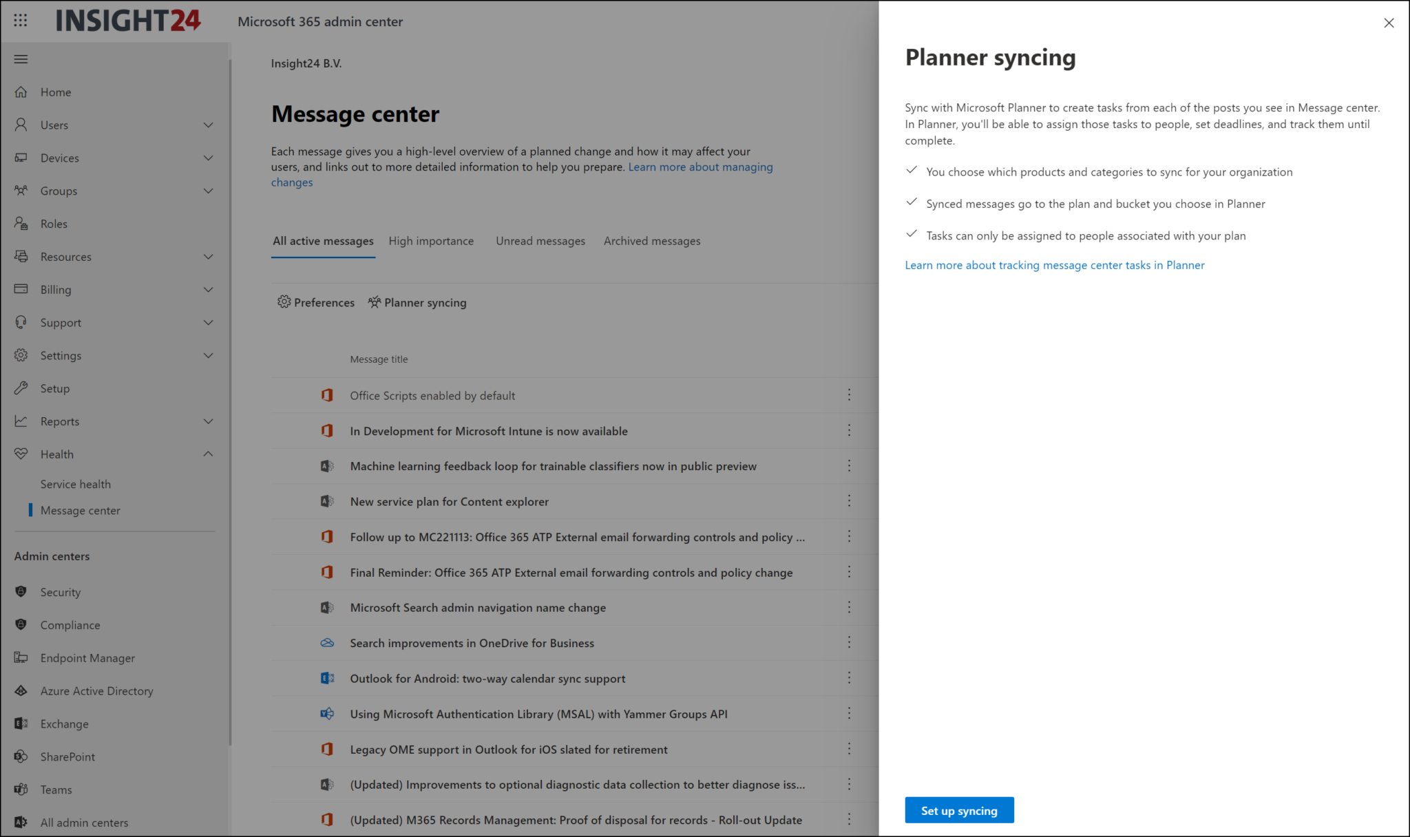 Are you already synchronizing your Message Center messages to Planner ...