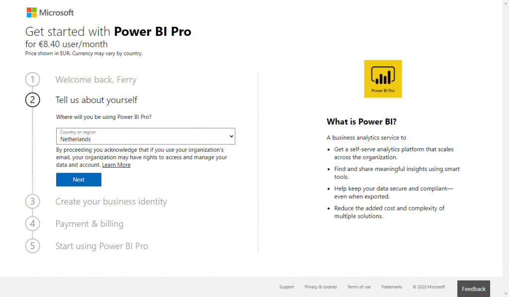 Self Service Purchasing for Power Platform, Visio and Project, should ...