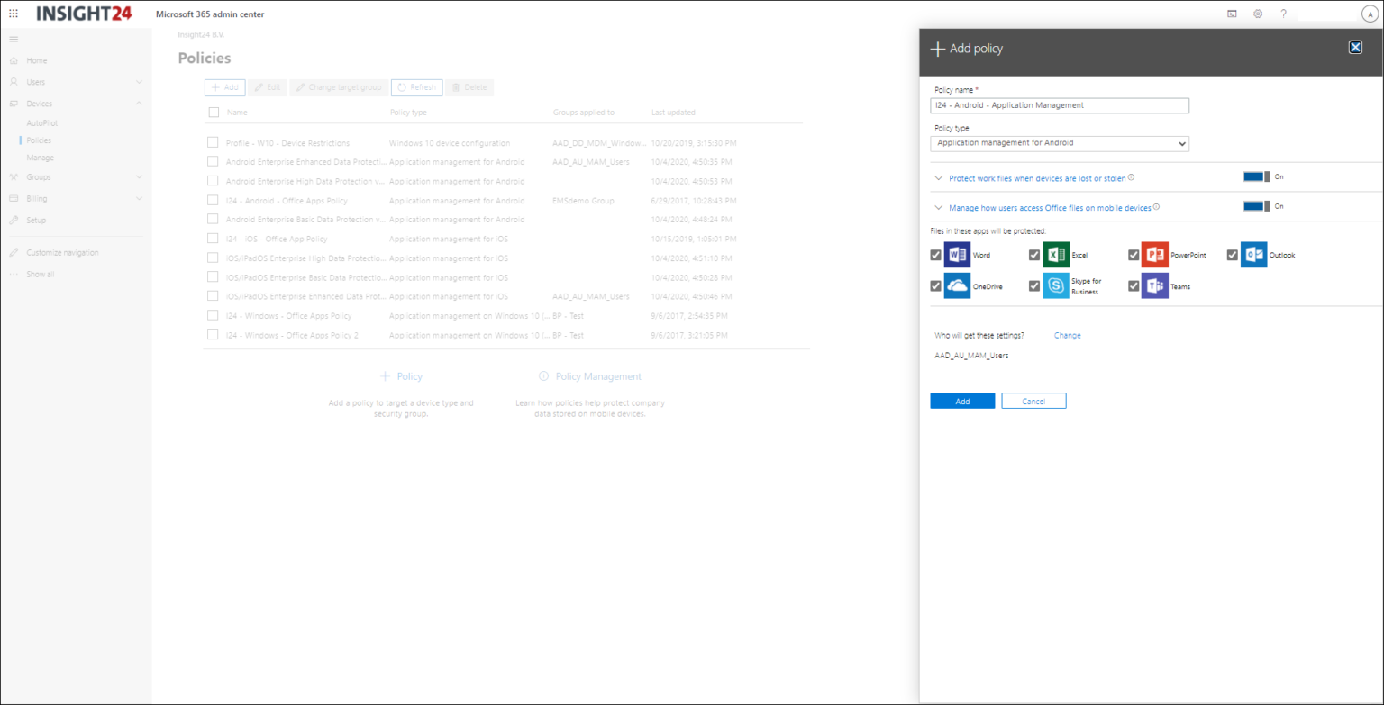 Mobile Application Management for Mobile Devices with Microsoft ...