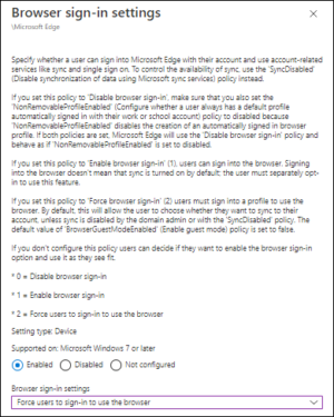 Browser restrictions and configuration when using Conditional Access on your modern workplace ...