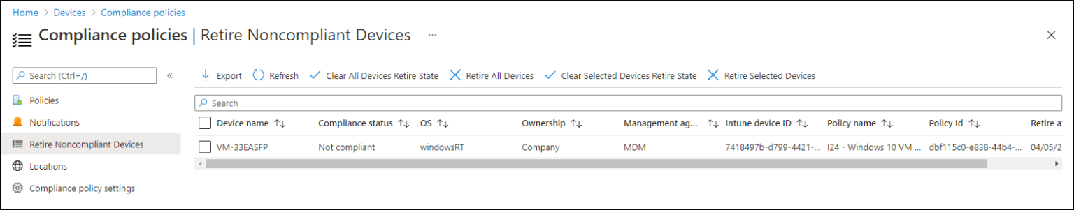 Designing and configuring compliance policies for your Windows Modern ...