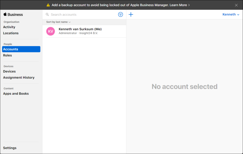 Setting up Apple Business Manager for use with Azure Active Directory ...