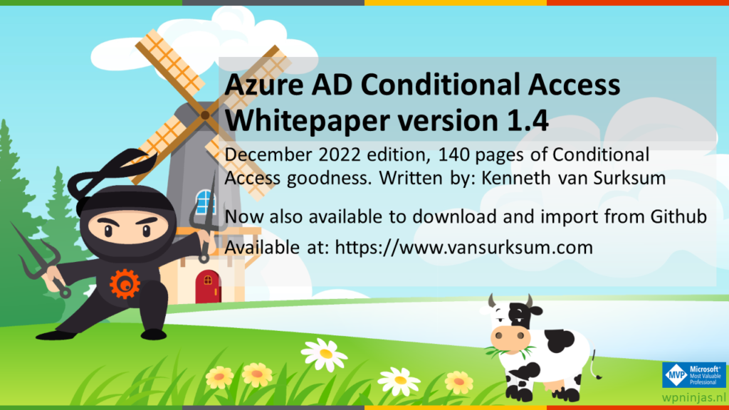December 2022 update of the conditional access demystified whitepaper and workflow cheat sheet ...