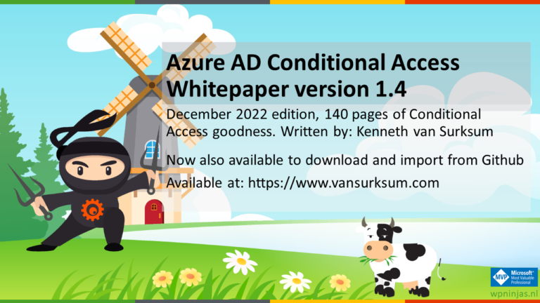 December 2022 update of the conditional access demystified whitepaper ...