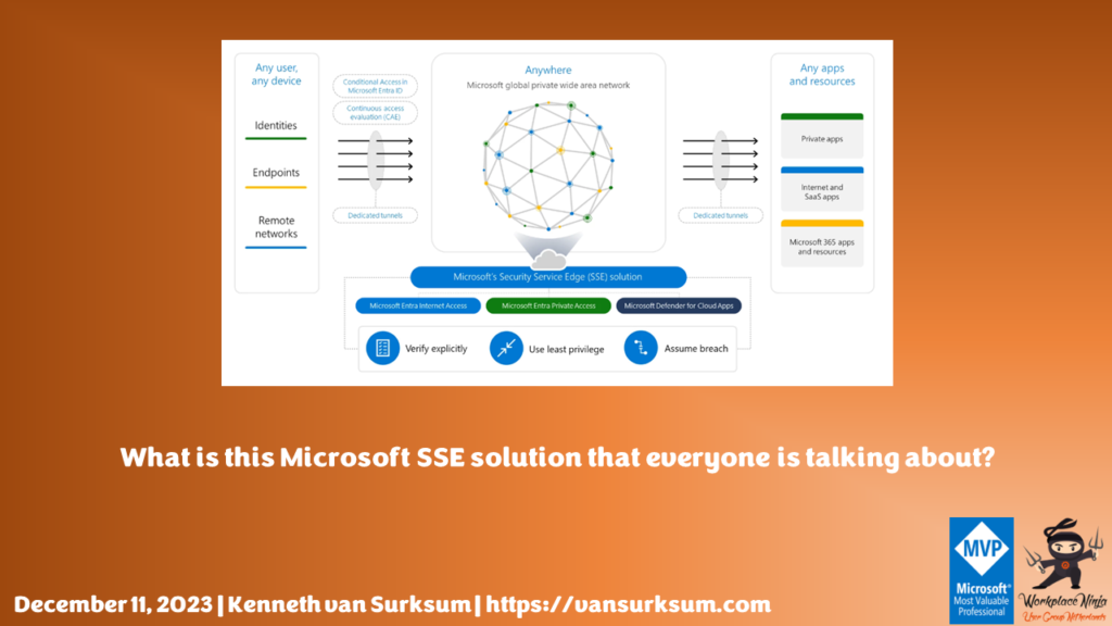 What is this Microsoft SSE solution that everyone is talking about ... What is this Microsoft SSE solution that everyone is talking about ...