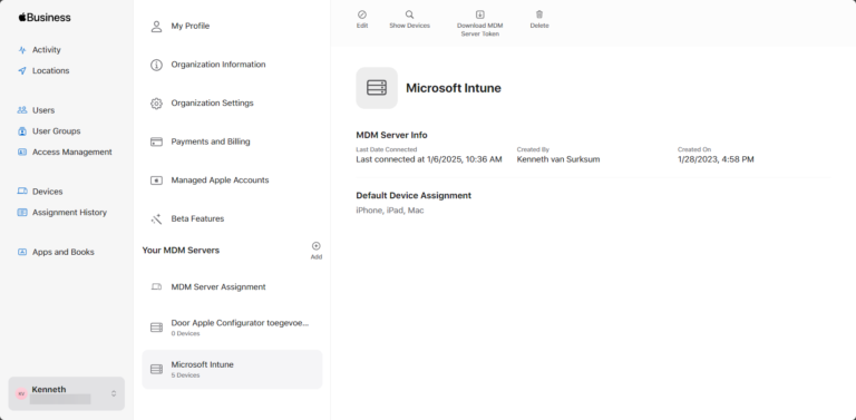 Renewing Apple Enrollment Program, VPP Token, and MDM Push Certificate ...