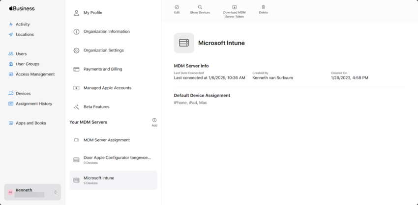 Renewing Apple Enrollment Program, VPP Token, and MDM Push Certificate ...