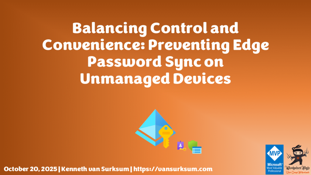 Balancing Control and Convenience: Preventing Edge Password Sync on ...