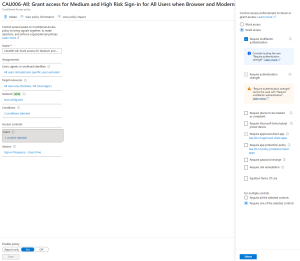 Require Risk Remediation in Entra Conditional Access - Modern Workplace ...